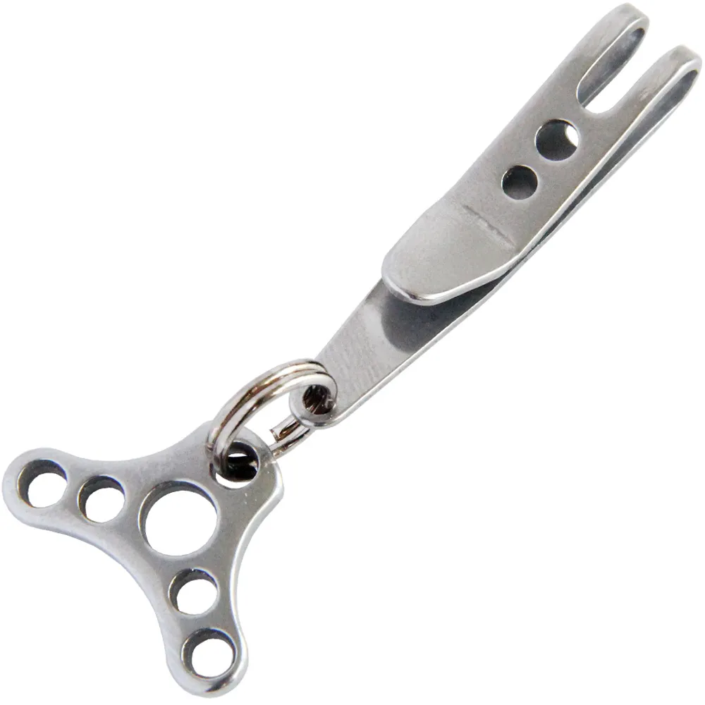 Stainless Steel Mini Suspension Clip With Hat Buckle EDC Key Chain ...