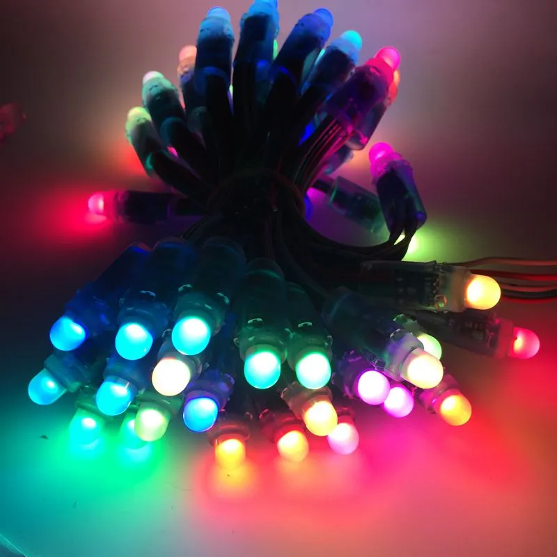 WS2811 RGB Pixel LED String Lights - DC5V Addressable Waterproof IP67 ...