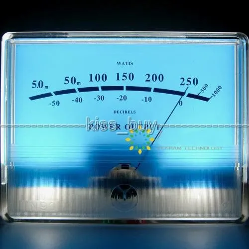 DHgate.com:Blue 235H VU Meter - Single Amplifier Level Header Audio ...