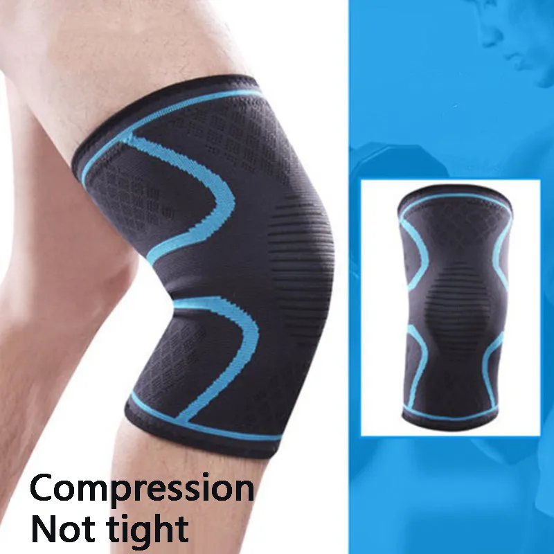 Honeycomb Padded Sports Knee Pads - Protective Basketball, Soccer ...