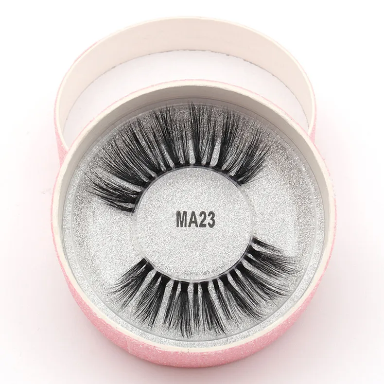MA23 3D Faux Mink Eyelashes False Mink Eyelashes 3D Silk Protein Lashes ...
