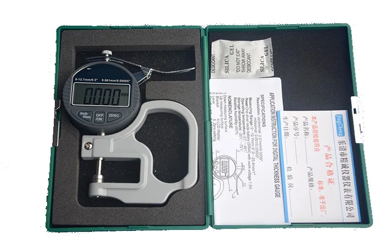 Wholesale Digital Micrometer Thickness Gauge Range 0 12.7mm, Accuracy ...