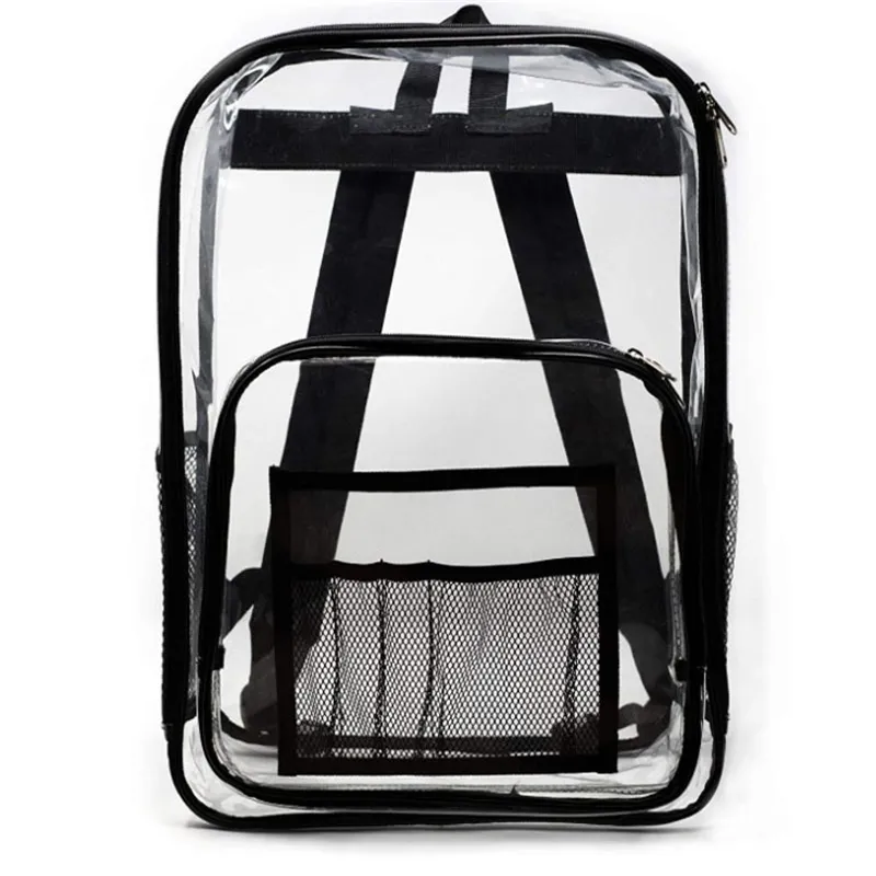 DHgate.com:Clear Transparent PVC Backpack for Adults and Students, See ...