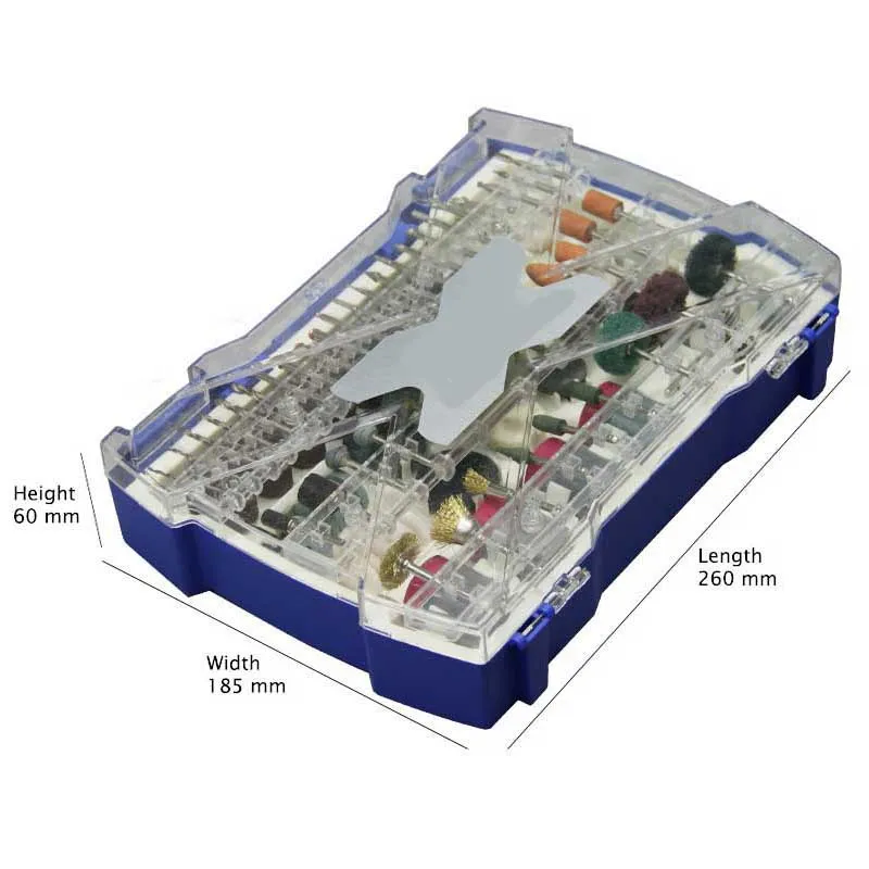 Wholesale Mini Drill Bit Set With Abrasive Rolling Tool Box For