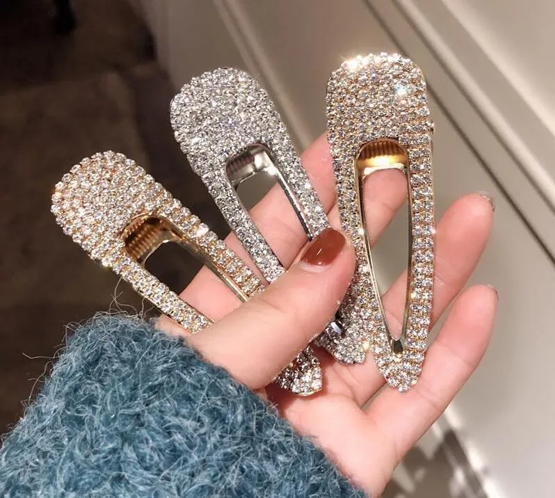 GD15 Hair Clips For Women Shiny Crystal Metal... From Haiyanghuang, $13 ...