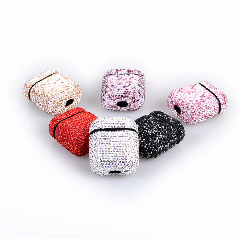 DHgate.com:Rhinestone Airpods Case, Luxury Full Diamond TWS i10 i12 ...