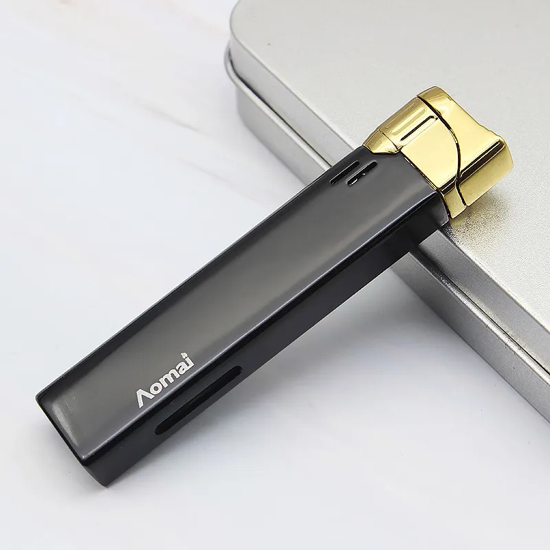 Aomai Compact Jet Lighter Windproof Green Flame Butane Torch, Visible ...
