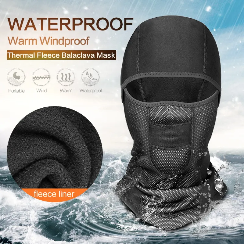 Winter Warm Waterproof Windproof Face Mask Hat Neck Helmet Beanies ...