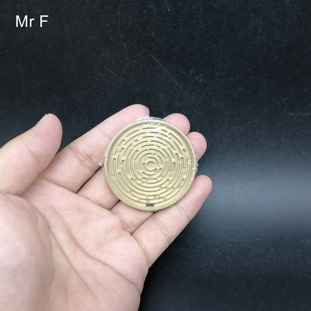 3D Puzzles Metal Balance Maze Toy Brass & Copper Brain Teaser Puzzle ...