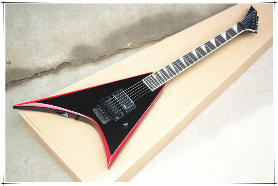 Tremolo Bridge Electric Guitar V Shape Body With Rosewood Fingerboard ...