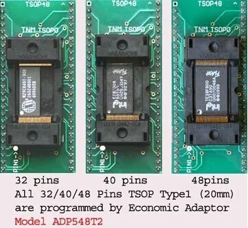 TNM ADP548T2 TSOP32/40/48 NAND Flash Adapter Socket Universal USB ...