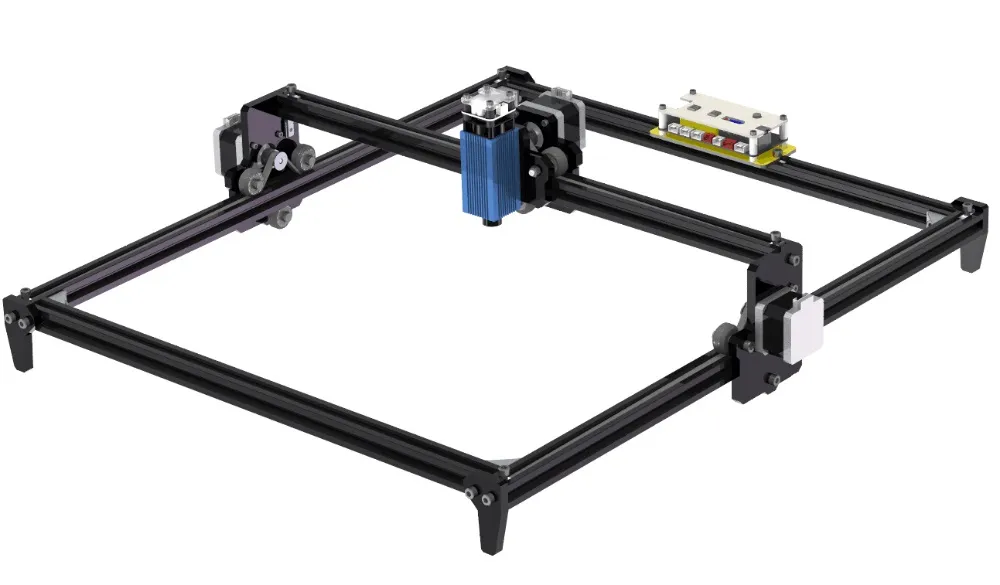 40 × 50 cm Mini 2.5W CNC Laser Engraving Machine 2-Axis DIY Desktop ...