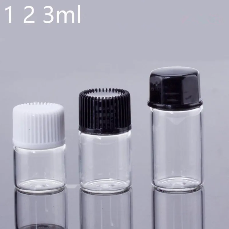 DHgate.com:Clear Glass 1ml Perfume Sample Tubes with Plugs and Caps ...
