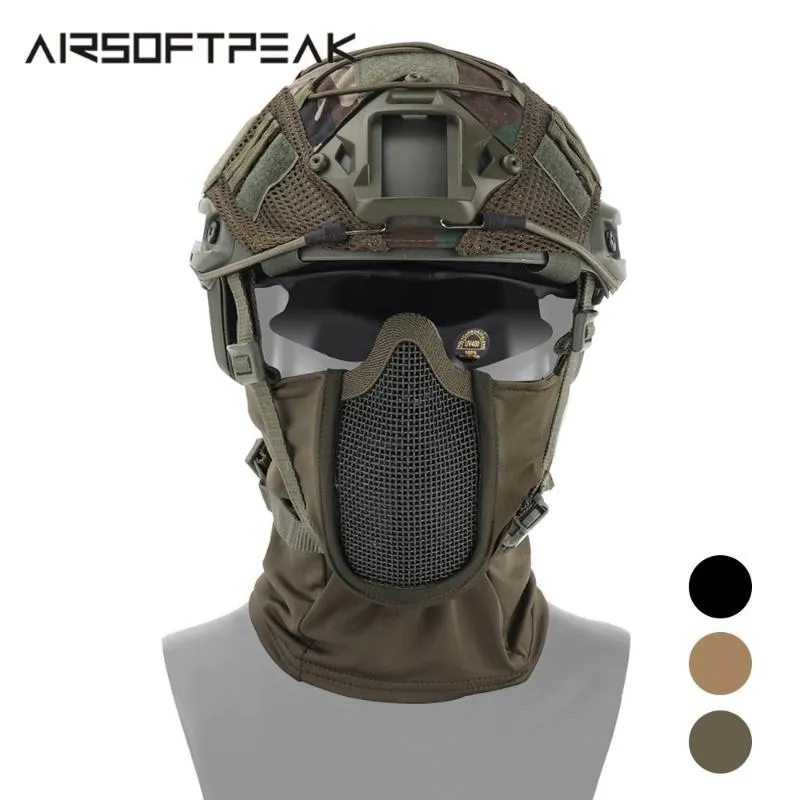 AIRSOFTPEAK Tactical Full Face Balaclava Techwear Mask For Hunting ...