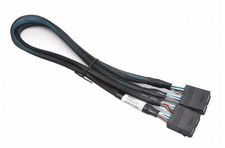 Molex Dual MINI SAS HD SFF 8643 TO Mini SAS HD SFF 8643 TO 2*8643 ...