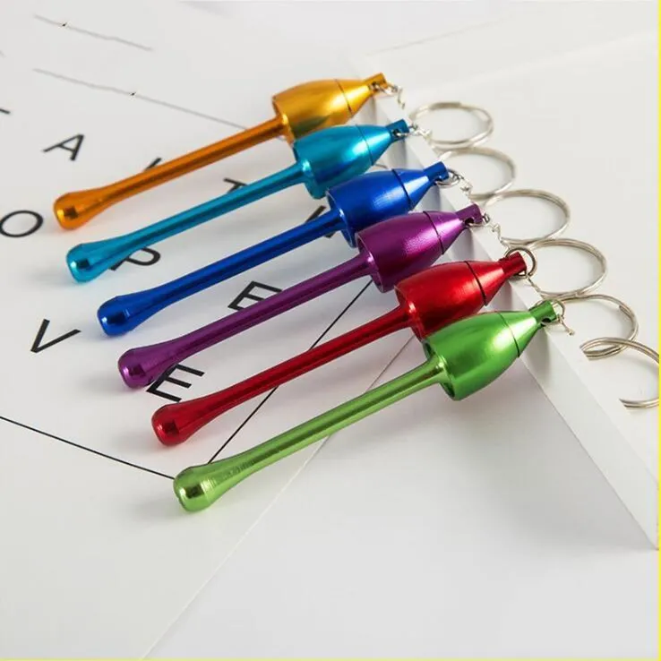 Smoking Pipes Ultimate Pipe Mini Aluminum Metal Keychain Smoking Pipe ...