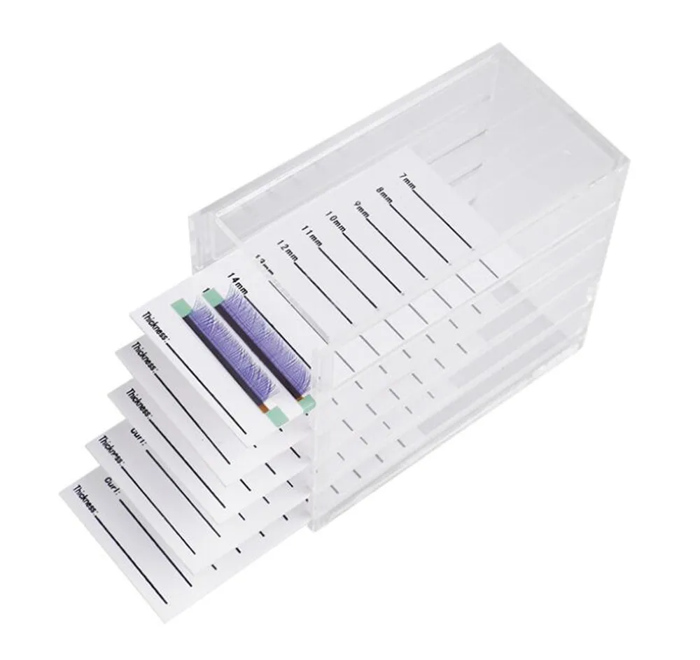 DHgate.com:Acrylic 5-Layer False Eyelash Storage Box Transparent ...