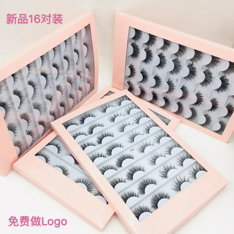 HOT Eyelashes Book 3D Mink False Eyelashes Lash Book With Paper Cover ...
