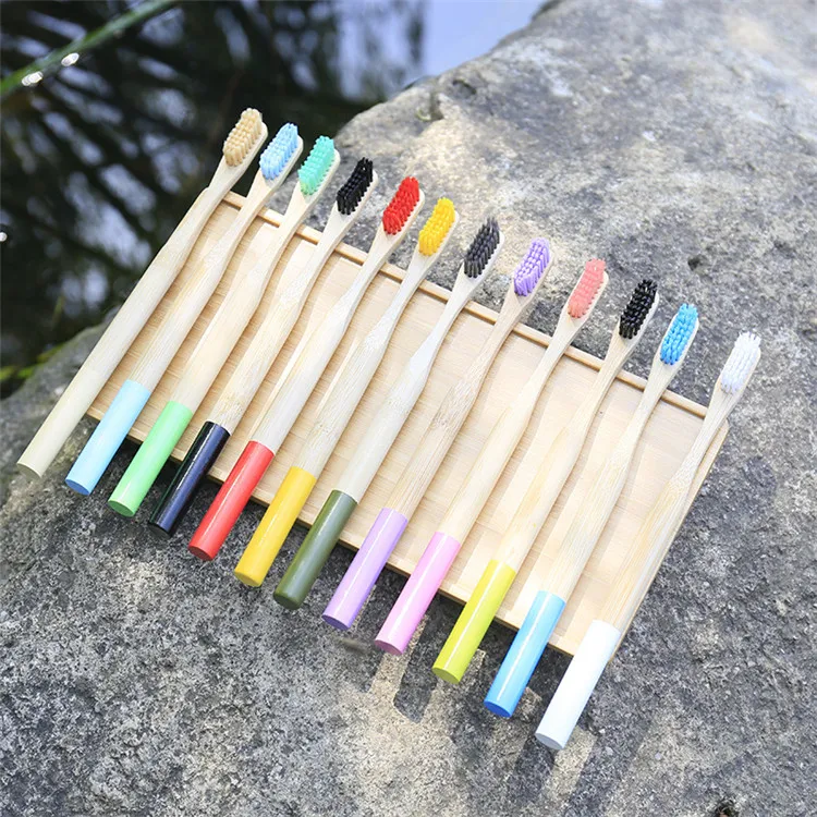 Eco-Friendly Bamboo Kids Toothbrush - Hotel Disposable, Natural Soft ...