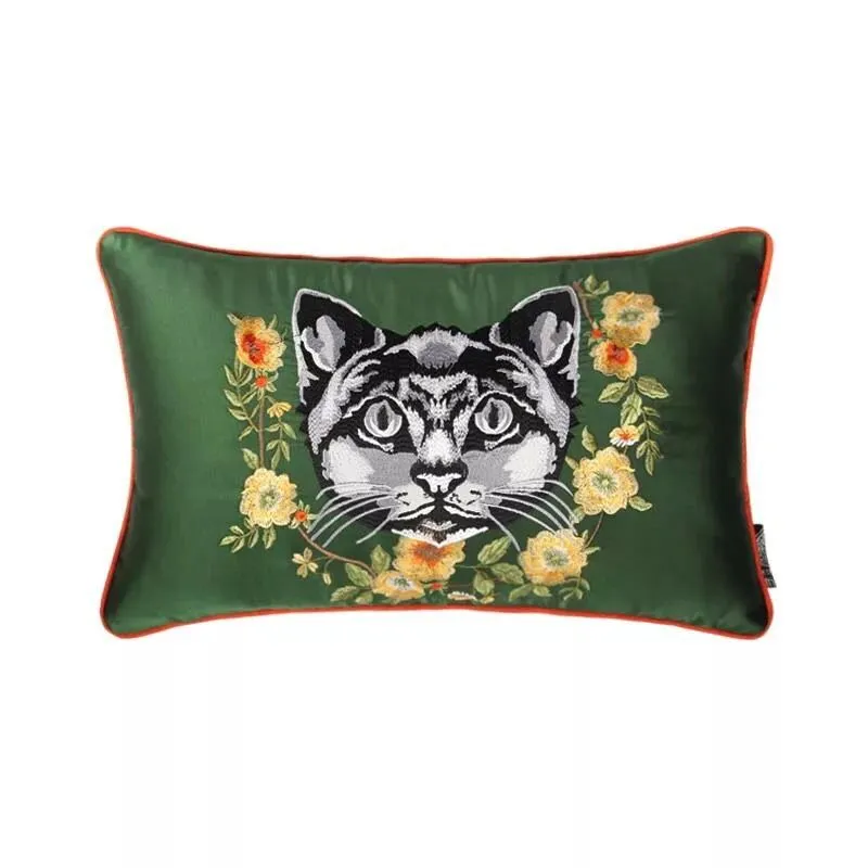 Luxury Designer Embroidery Signage G Pillowcase Cushion Cover 45*45cm ...