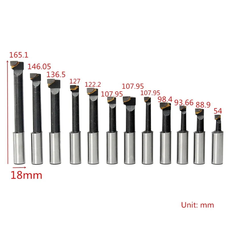 Wholesale 18mm Shank F1 Boring Bar Set For 3 Carbide Tipped Barrel Milling Cutters With From ...