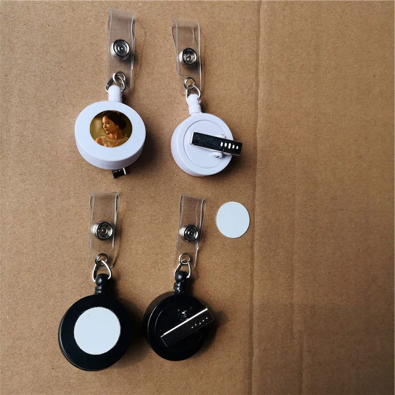 Sublimation Blank Retractable Lanyard - DIY Name Tag Badge Holders ...