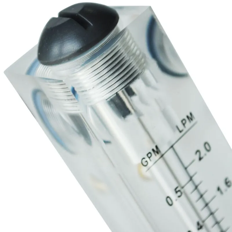 Precise Liquid Flow Meter: 1/2 PT Thread, 0.05-0.5GPM - Accurate Water ...