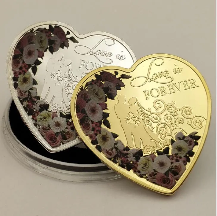 Niue Rose Love Coin Heart Shaped Gold & Silver... From Zpcjp7788, $0.95 ...