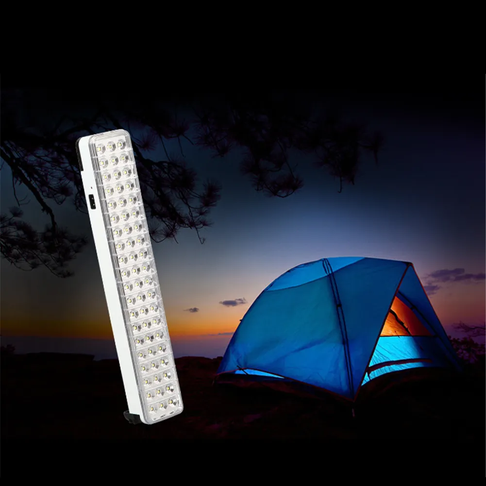 New 60 LED Rechargeable Emergency Light Mini 2 Mode Flashlight Lamp For ...