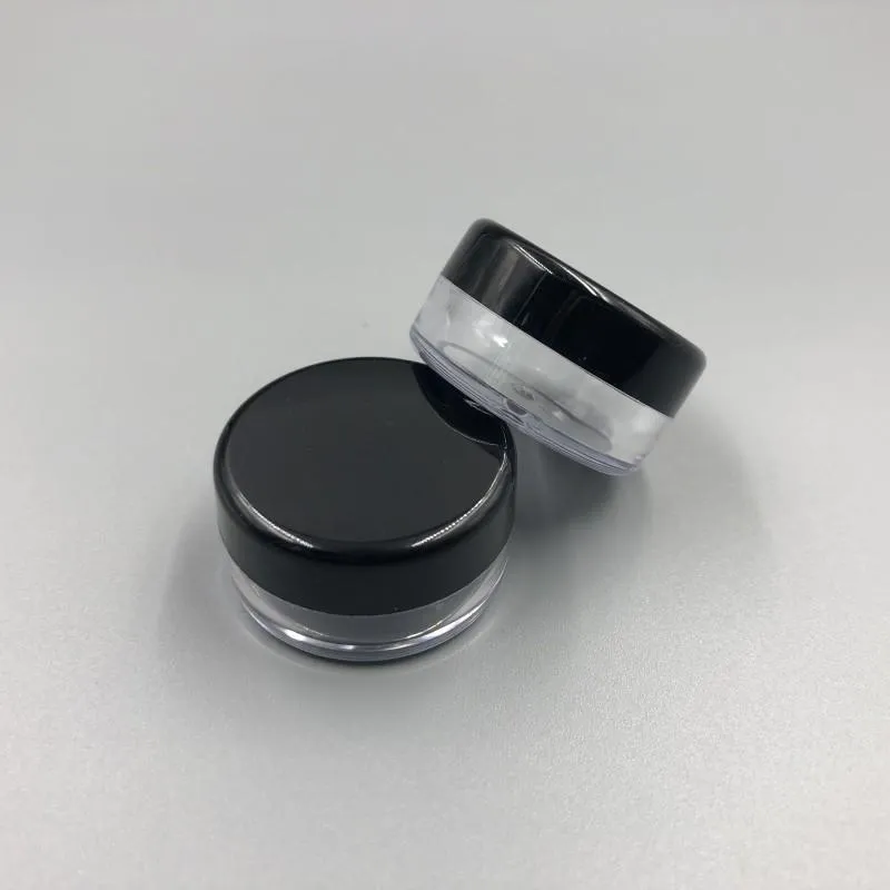 Wholesale 1G Clear Plastic Powder Puff Container Case With Sifter Lids ...