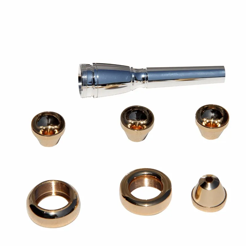 Small Trumpet Instrument Metal Mouthpiece Set Sizes 2C, 3C, 2B, 3B ...