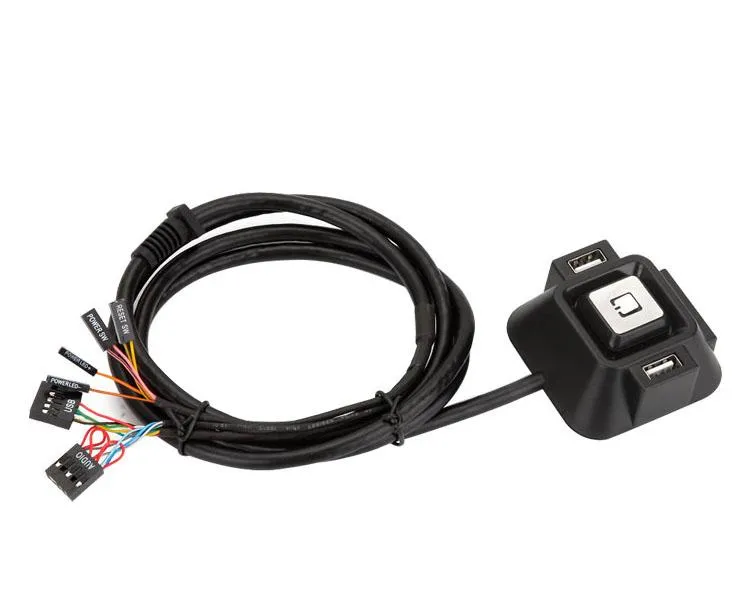PC Power Button Extension Kit - Desktop Computer Power/Reset Switch ...