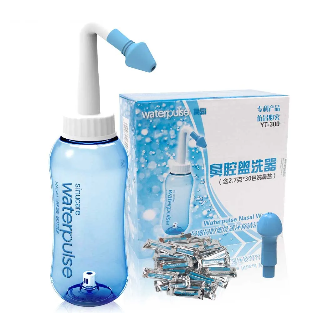 Nose Cleanser Kit - Nasal Wash Bottle with 30 Rinse Packs, Allergy ...