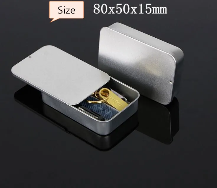 2019 New 80*15*50mm Rectangular Slide Cover Mini Iron Box, Storage Box ...