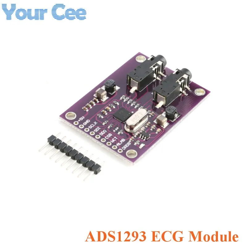 ADS1293 ECG Electrocardiogram Module 3 Channel 24 Bit Digital ECG ...