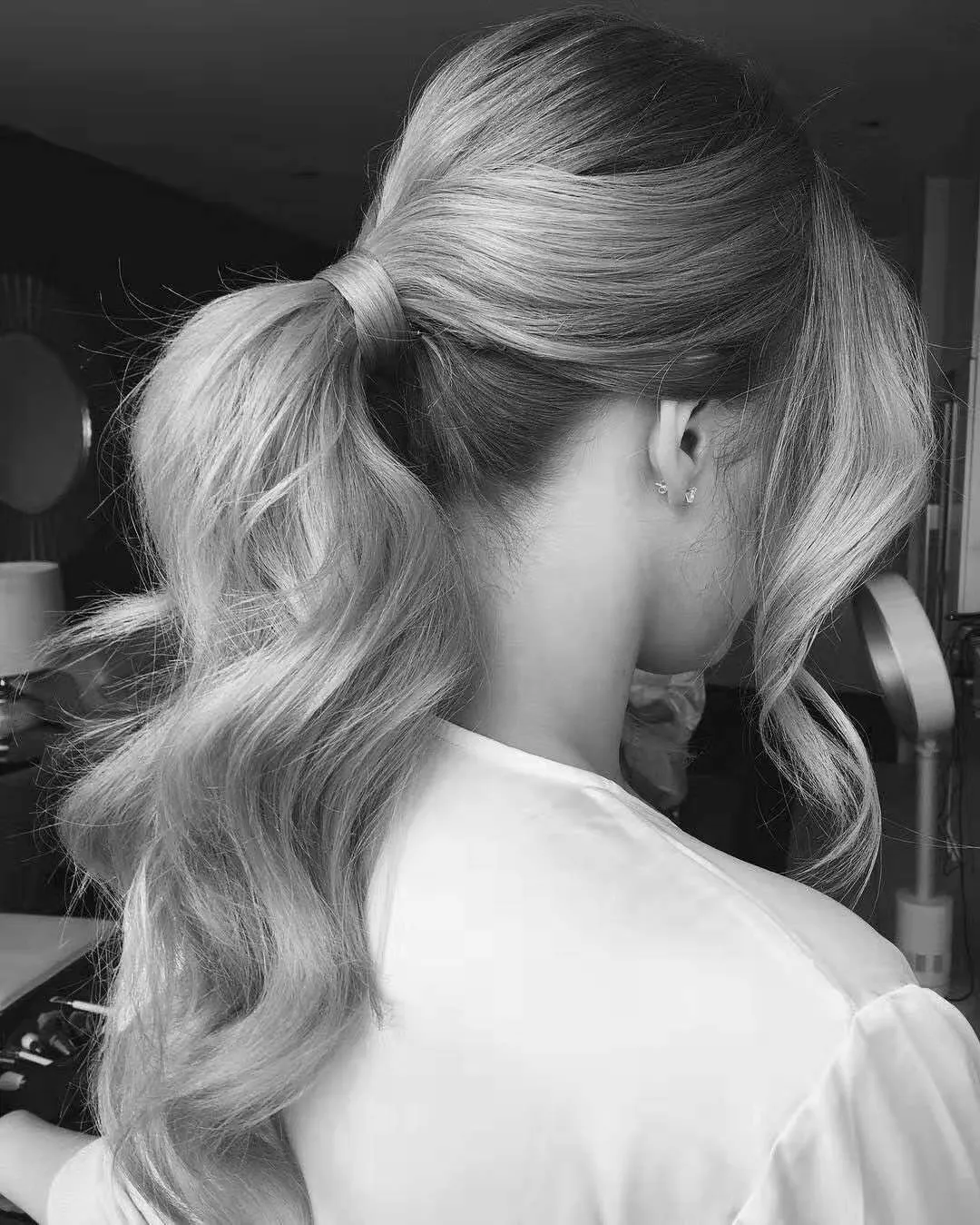 Slivey Grey Ponytail Human Hair Bun Updo Extensions Drawstring Scrunchy ...