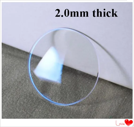 Replacement Watch Glass: 2.0mm Thick Concave Blue Light Protection ...