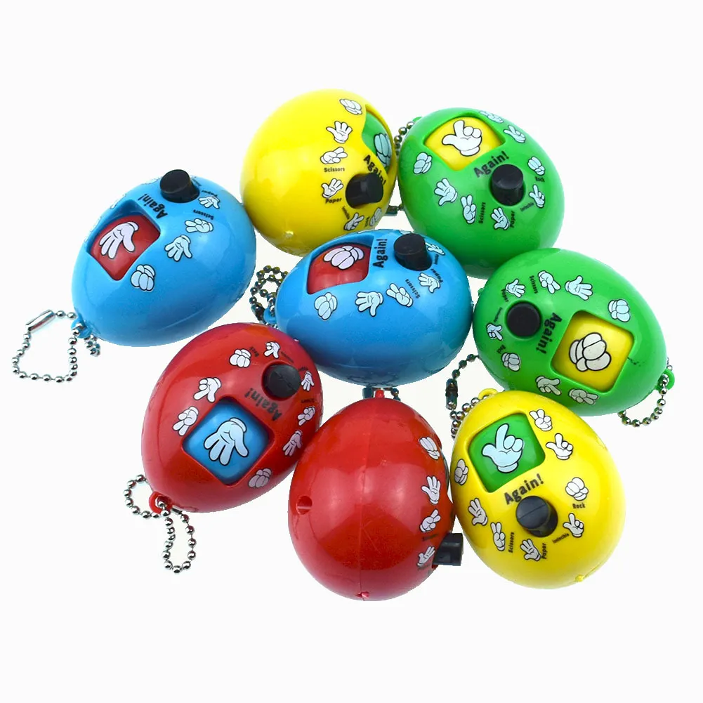 Mixed Styles Mora Games Keychain: Rock Paper Scissors Play Toy Key ...