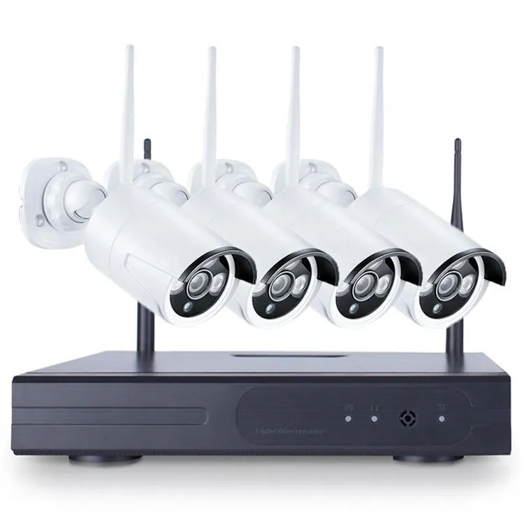 DHgate.com:2024 New4CH 1.0MP Outdoor Security Camera System, 720P ...