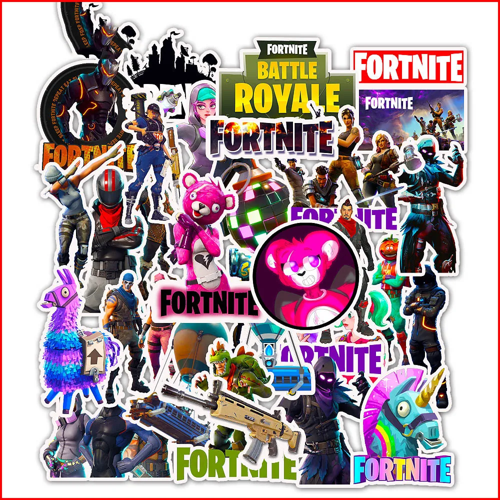 Fortnite Sticker Player Styling For Car Bike XBOX PS4 PS5 Skateboard ...