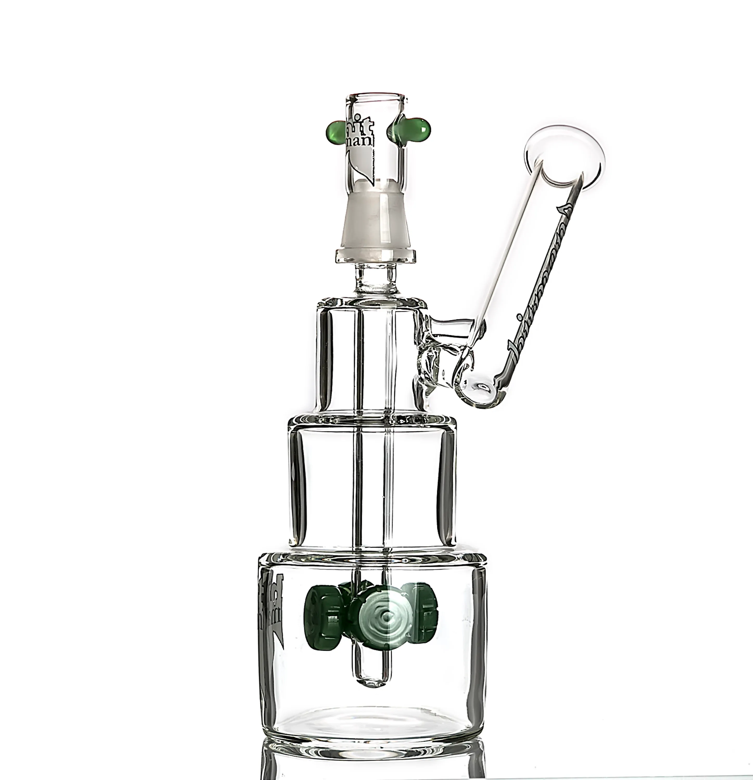 Bulk Order Hitman Glass Bong 7.3 Inch Mini Smoking Pipe With Unique ...