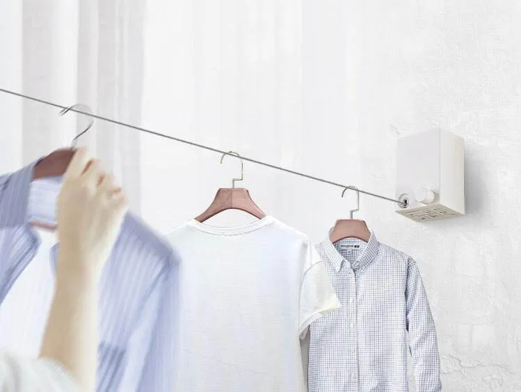 DHgate.com:2m Telescopic Metal Invisible Clothesline Retractable ...