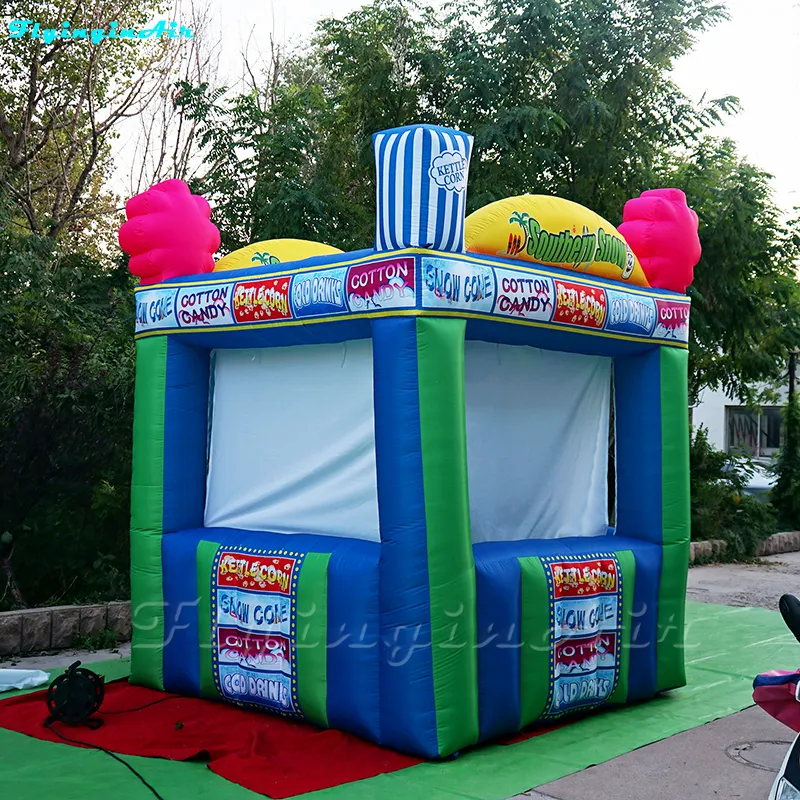 Inflatable Air Tent 3m Square Event Kiosk, Portable Blow Up Food Stall ...