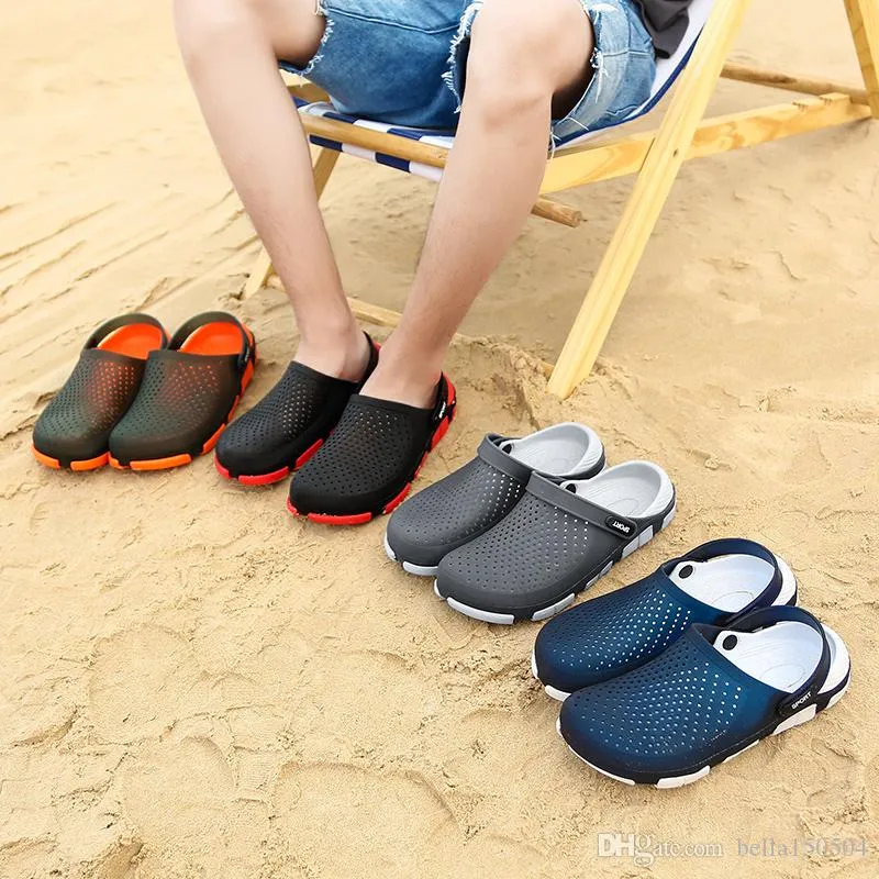 Mens Designer Jelly Beach Sandals Casual Aerosoft Slippers For Beach ...