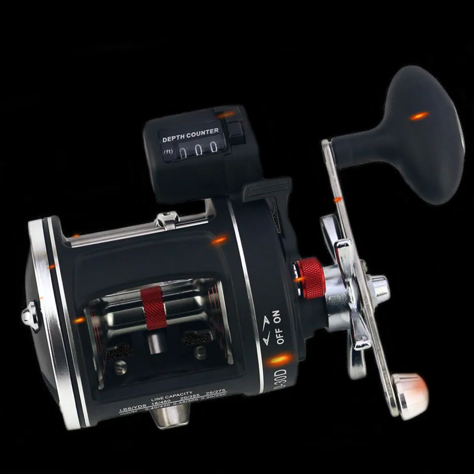 Walk Fish Metal Baitcasting Reel with Left/Right Handle, Sea Fishing ...