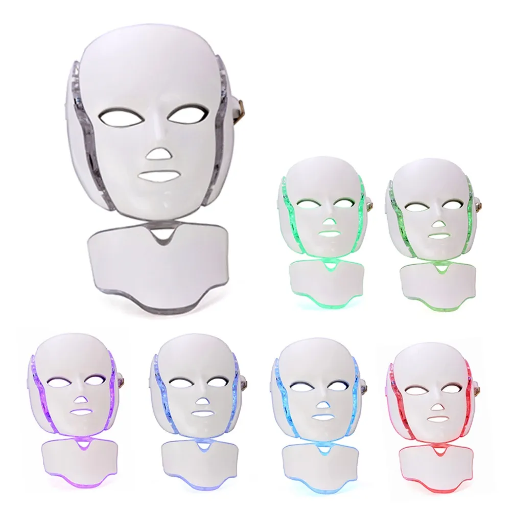 DHgate.com:7 Colors LED Facial Mask Machine for Acne and Anti-Aging ...