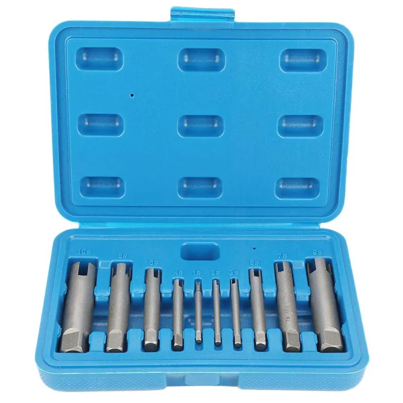 M4-M24 Broken Tap Extractor Set - Damaged Screw Remover, Easy-Out Tap ...