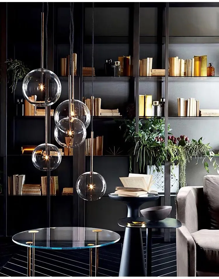 DHgate.com:Modern Glass Globe LED Ceiling Light for Bedroom & Dining ...