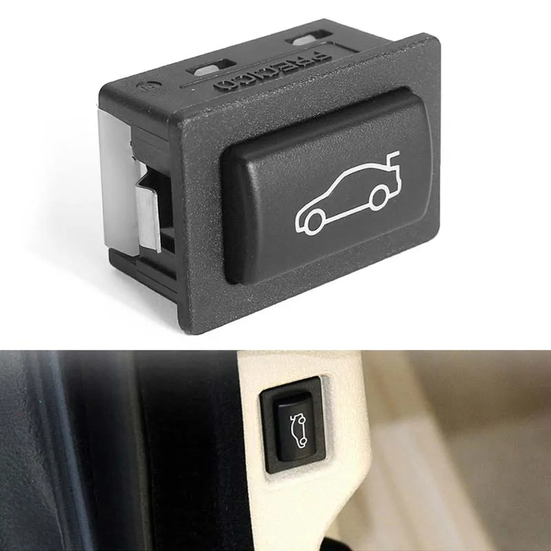 Auto Trunk Release Button Assembly Black, Durable Plastic For Select ...