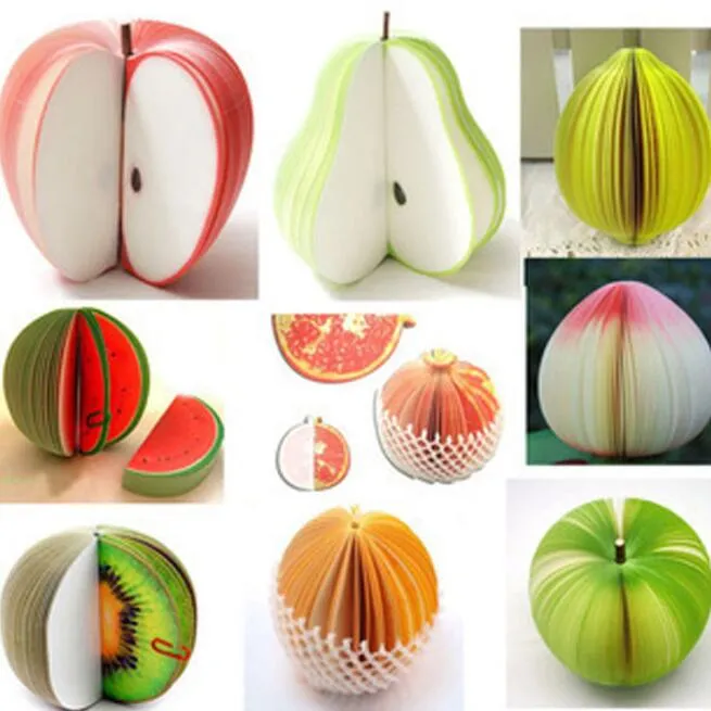 Wholesale Kawaii Sticky Notes Fruit Design: Portable Memo Pads ...